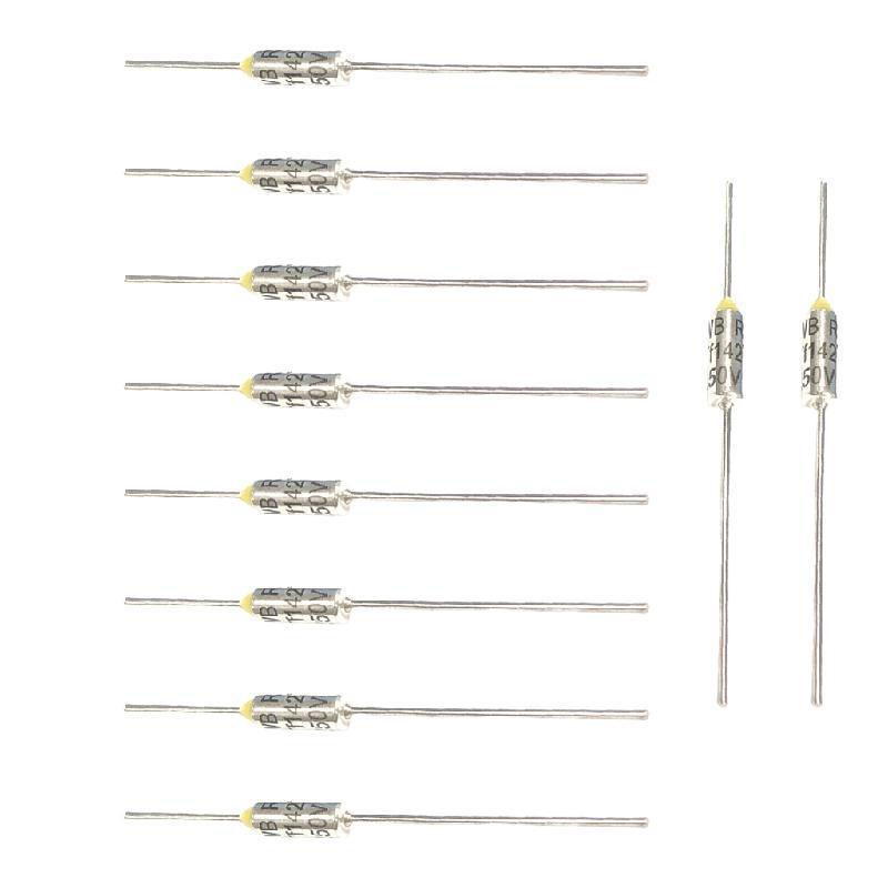 10Pcs High Temperature Metal Thermal Fuses Safe Operation In Electronic ...