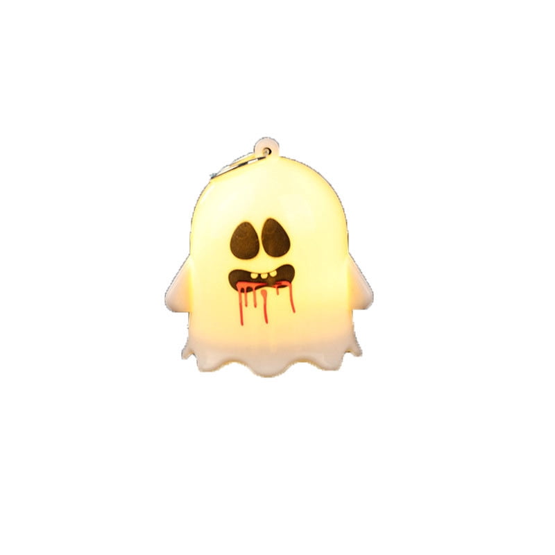 10Pcs Holiday Ghost Pendant, Usloyux Holiday Ghost Glowing Pendant ...