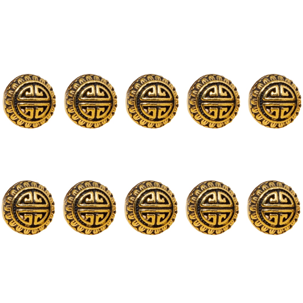 10Pcs Hollowed Cloud Alloy Buttons Metal Clothing Buttons Fasteners For ...