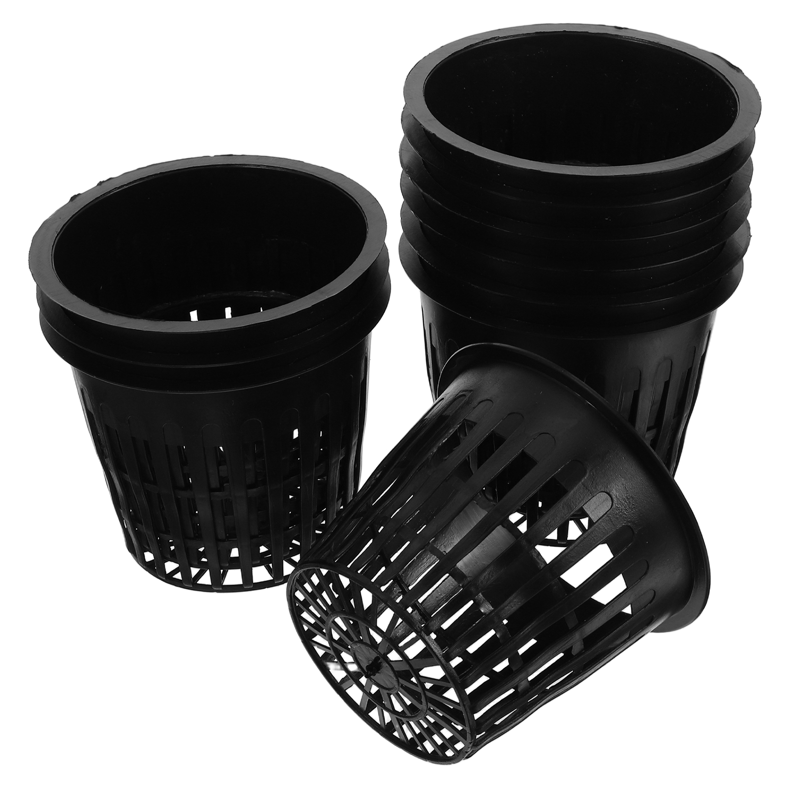 10Pcs Hydroponic Planting Mesh Net Pots For Plants Plastic Nursery Cups ...