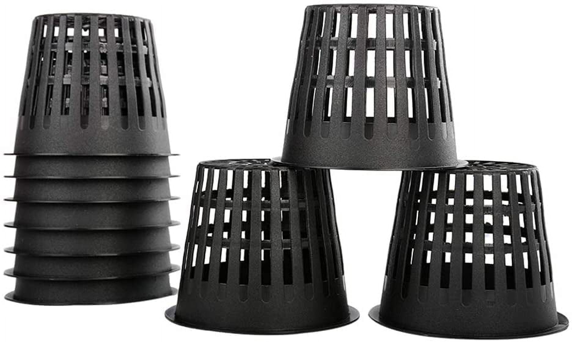 10Pcs Hydroponics Cups Plastic Net Cups Pots, Orchids Hydroponic ...