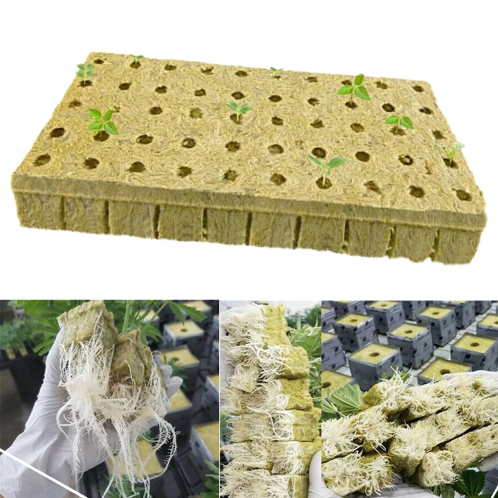 10Pcs Hydroponics Garden Pot Grow Blocks Culture Base Medium Soilless ...