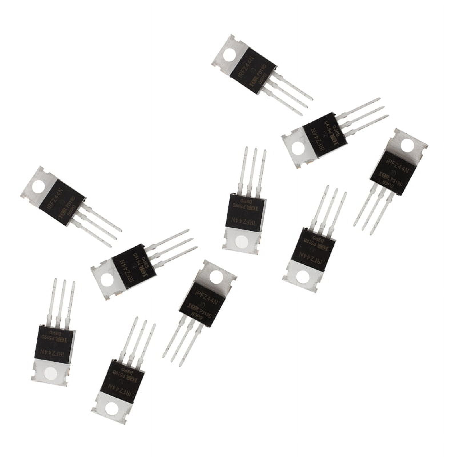 10Pcs IRFZ44N IRFZ44 Power Transistor MOSFET N-Channel 49A 49 Amp 55V,10x IRFZ44N Transistor ...