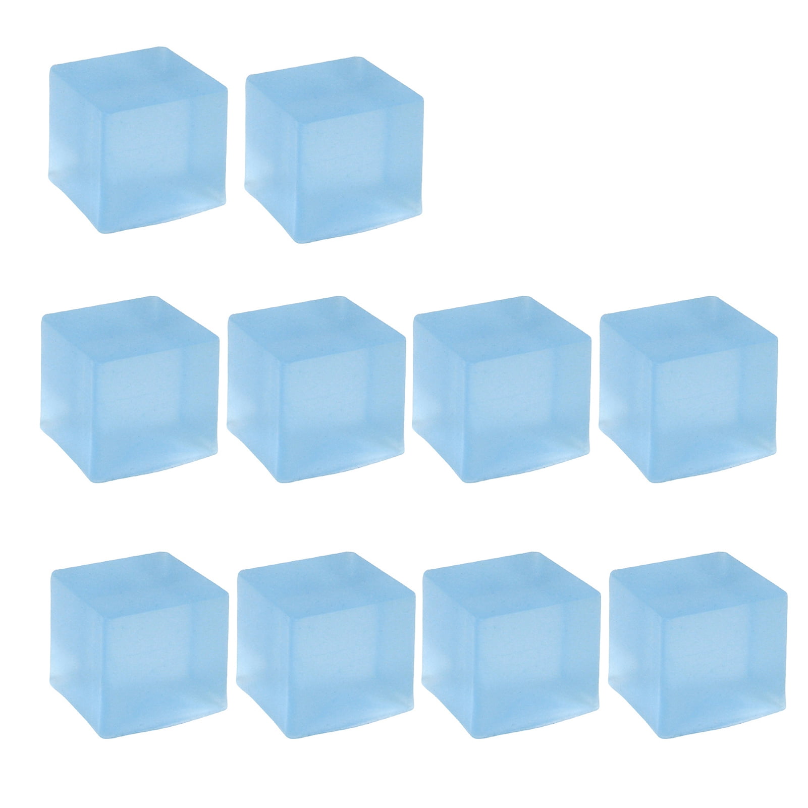 10Pcs Ice Cube Squeeze Toys Soft TPR Quick Recovery Flexible Square ...