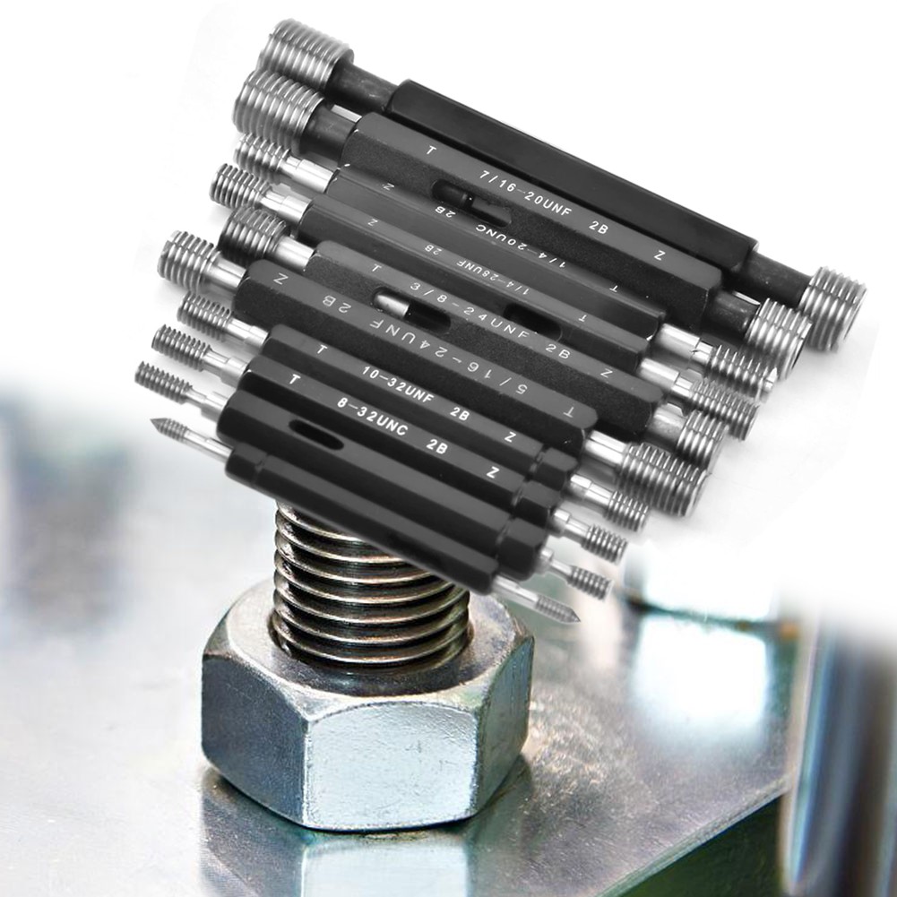 10Pcs Imperial Thread Diameter Gauge Manual Measuring Tool Thread Gauge ...
