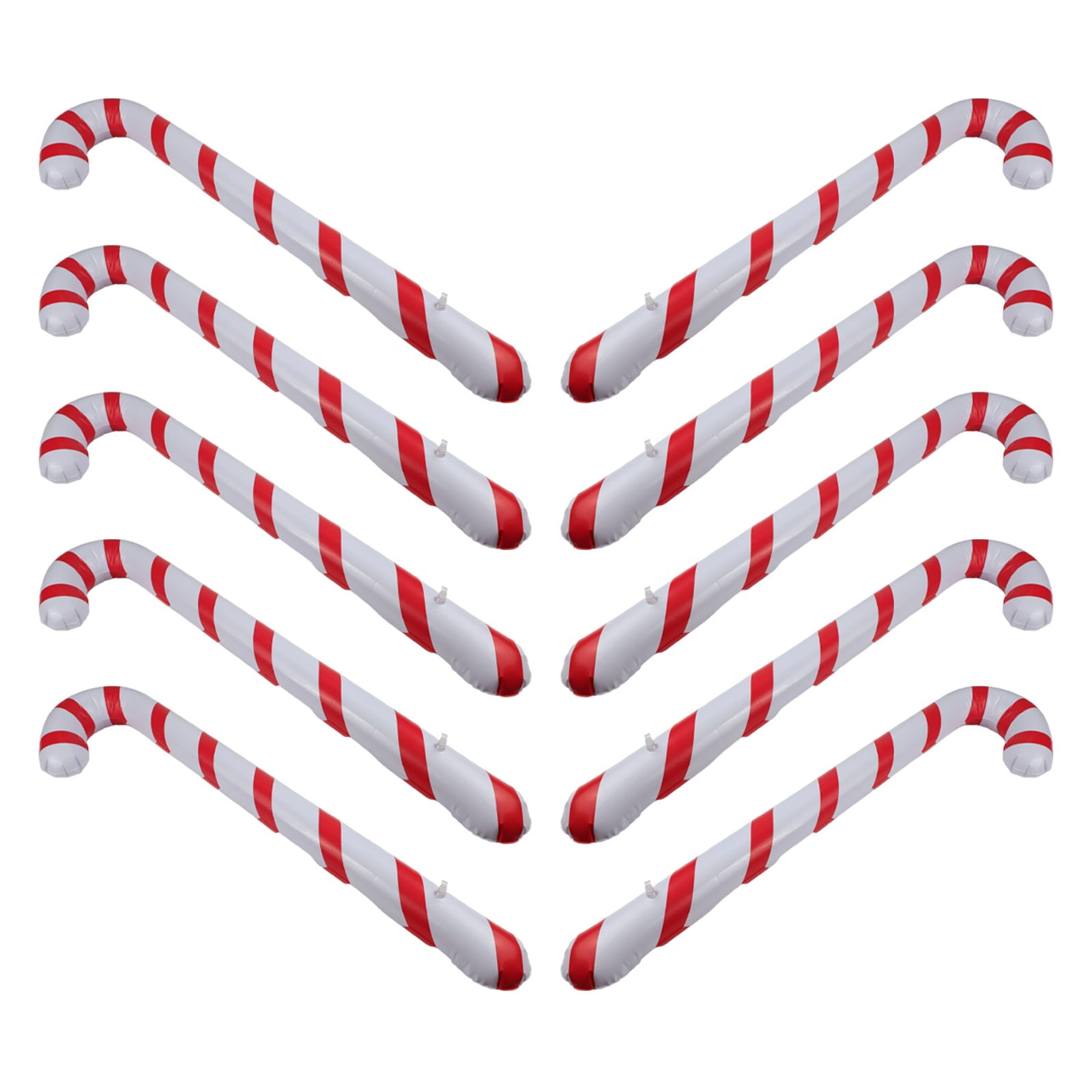 10Pcs Inflatable Pvc Christmas Crutches: Fun And Festive Christmas Decorations - Walmart.com