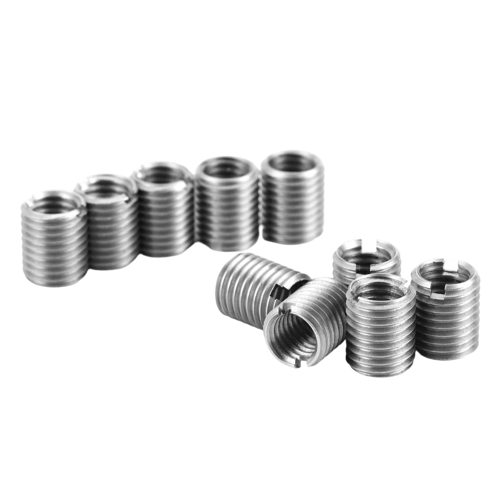 10Pcs Insert Nut Sleeve 2-16mm Inside Outside Thread Adapter Screw Nut ...