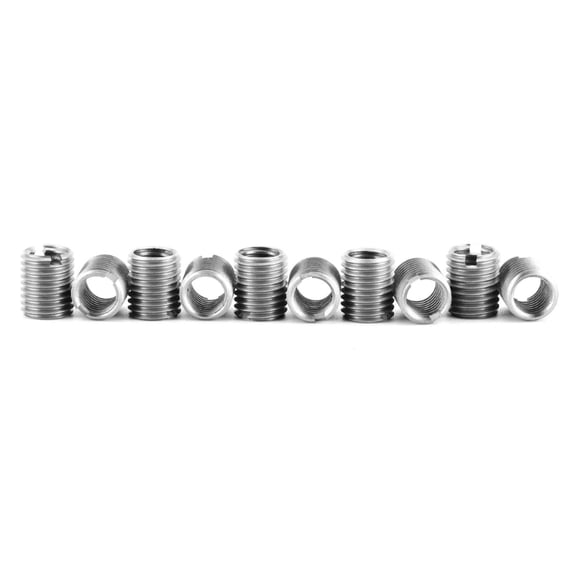 10Pcs Insert Nut Sleeve 2-M16 Inside Outside Thread Adapter Screw Nut ...