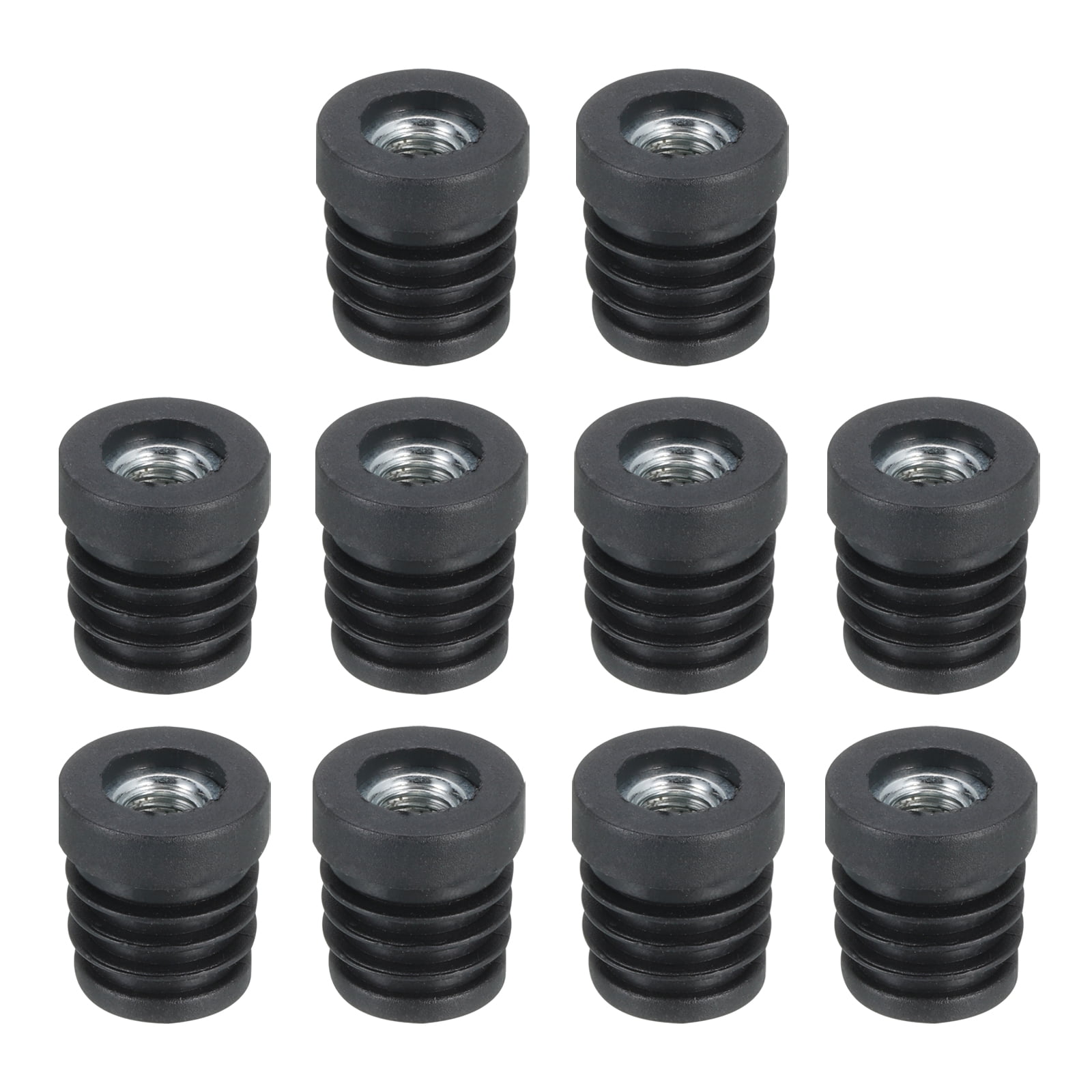 10Pcs Inserts for Round Tubes with M8 Thread, for 19mm/0.75" OD Round ...