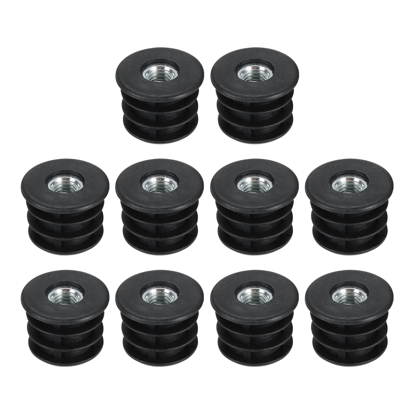 10Pcs Inserts for Round Tubes with M8 Thread, for 25mm/0.98" OD Round ...