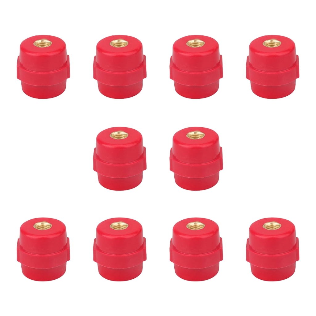 10Pcs Insulation Column Busbar Insulator Supporter Polyester Standoff ...
