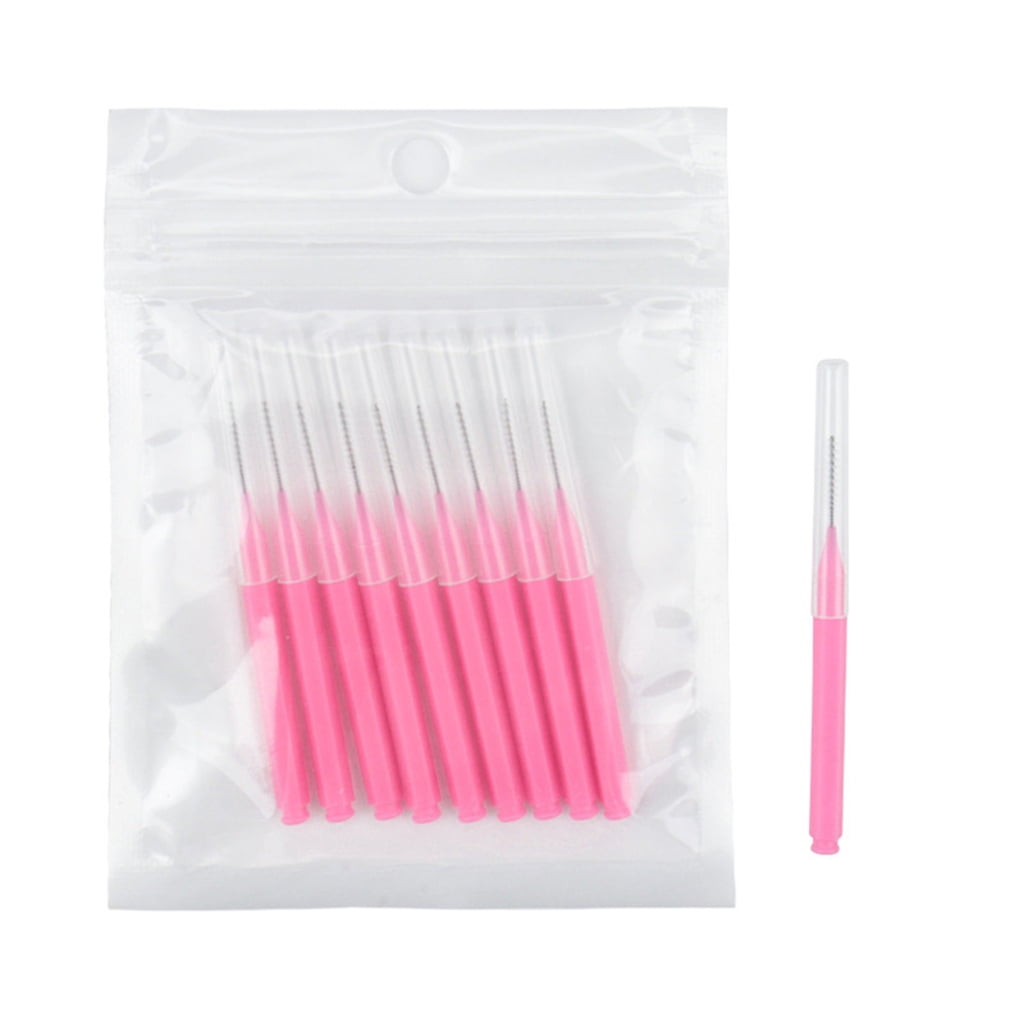 10Pcs Interdental Brush Toothpick Tooth Cleaning Tools Brace Brush for ...