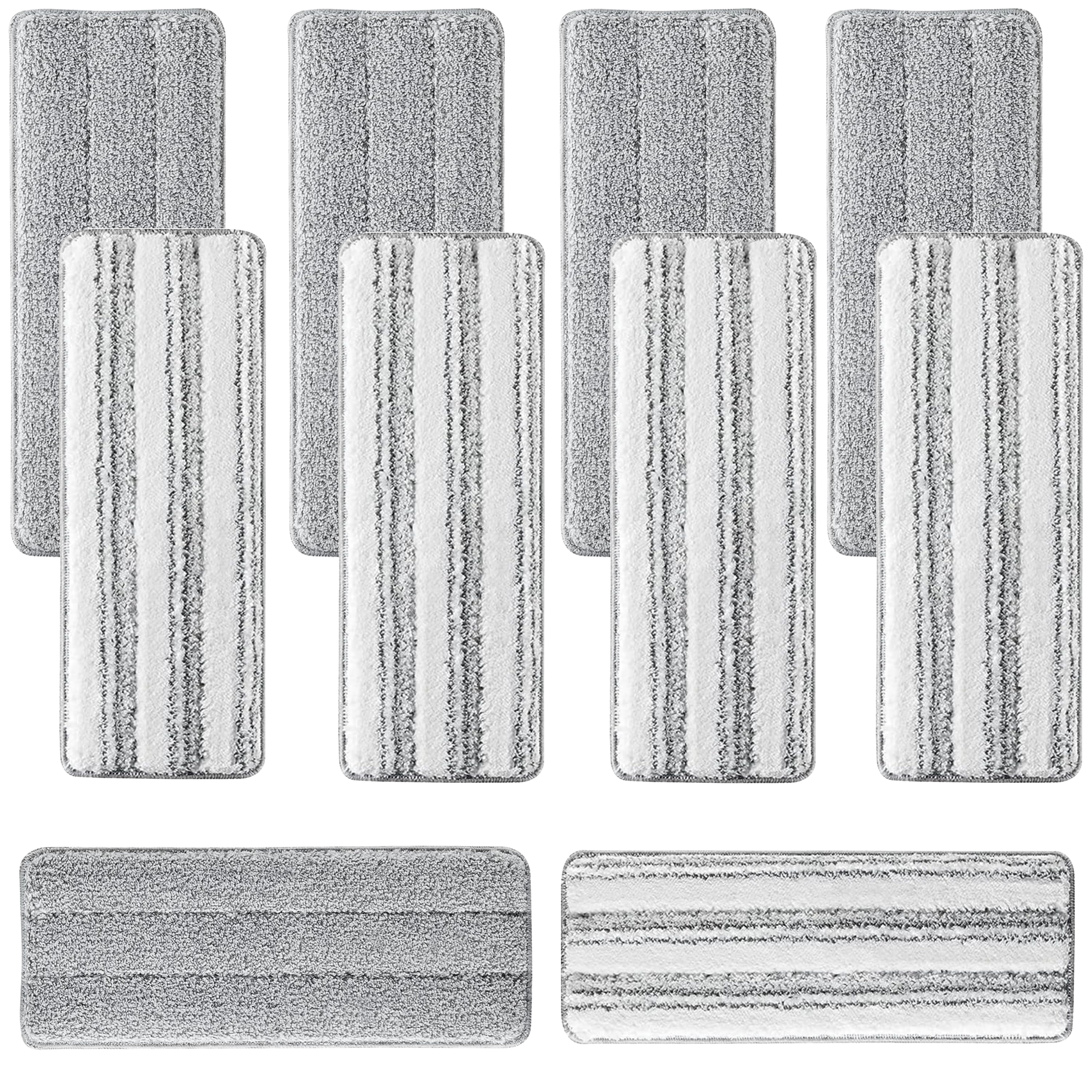 Bluearks 10Pcs Joymoop Mop Replacement Pads, 13 x 4.9 inches, Universal ...