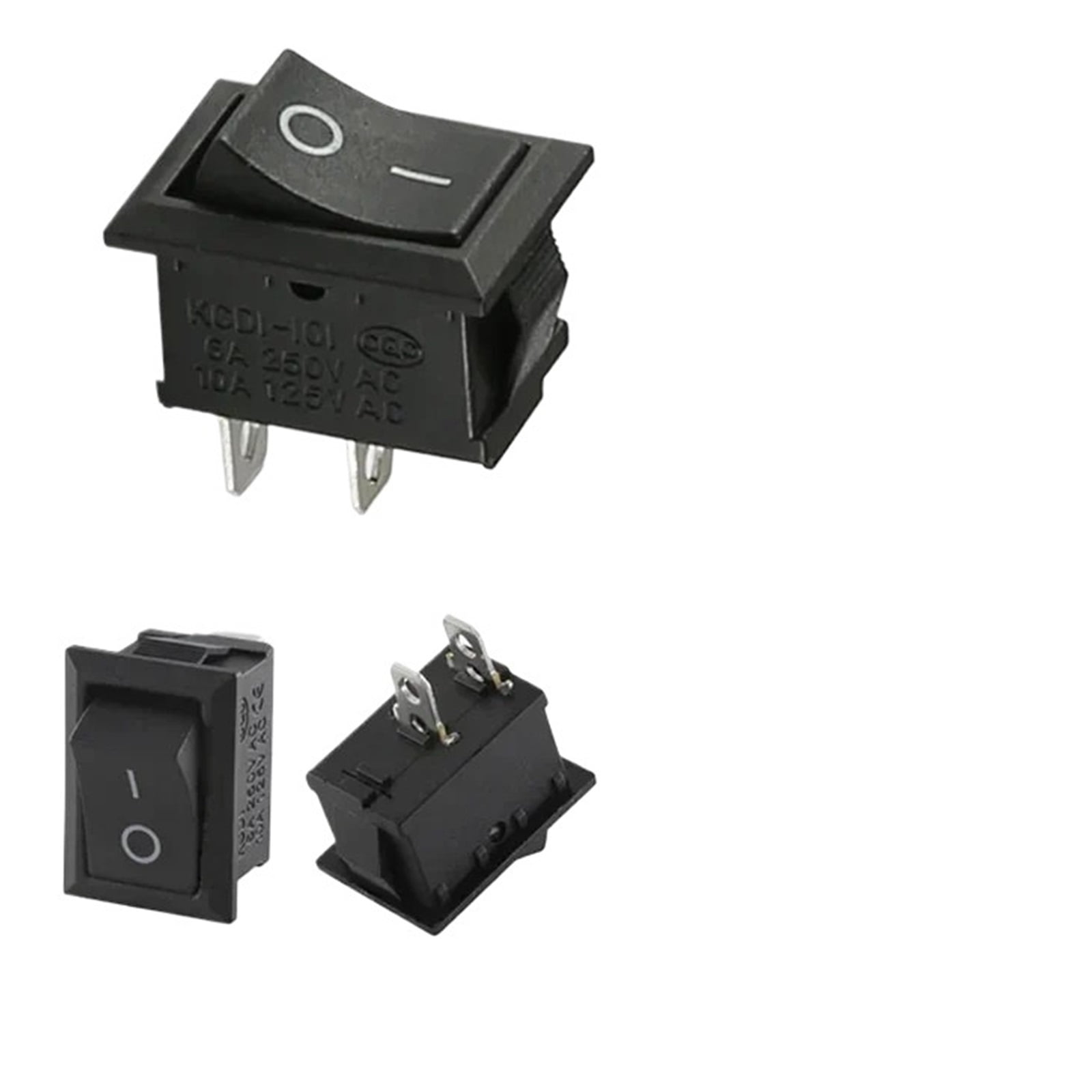10Pcs KCD1 Series 2/3/4 Pin Boat Car Rocker Position Power Switches ...