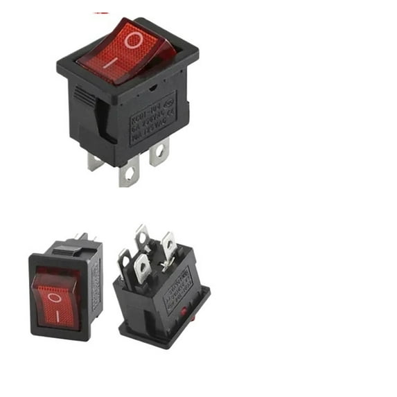 10Pcs KCD1 Series 2/3/4 Pin Boat Car Rocker Position Power Switches ...