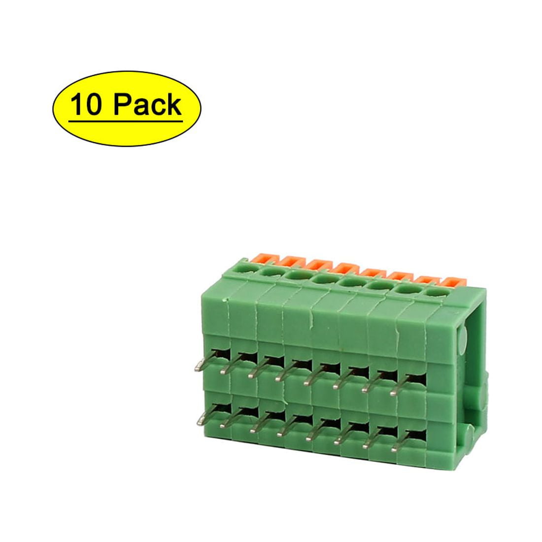 10Pcs KF141R 150V 2A 2.54mm Pitch 8P Spring Terminal Block for PCB ...