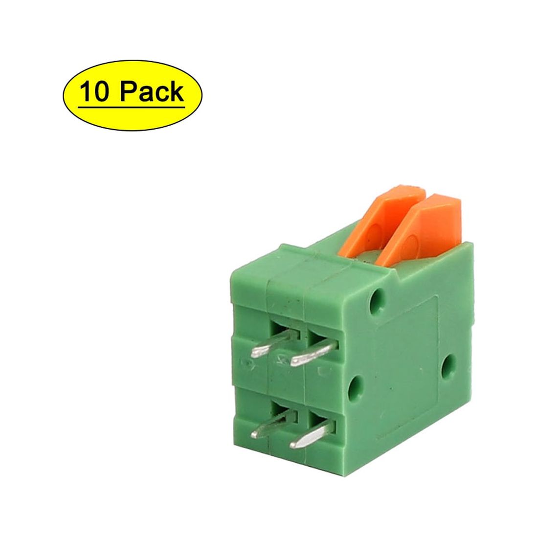 10Pcs KF141V 150V 2A 2.54mm Pitch 2P Spring Terminal Block for PCB ...
