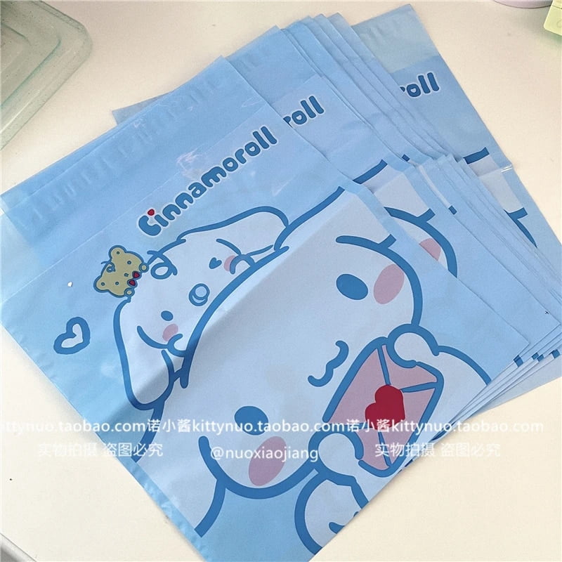 10Pcs Kawaii Cinnamoroll Pochacco Kuromi Desktop Self-Adhesive Garbage ...