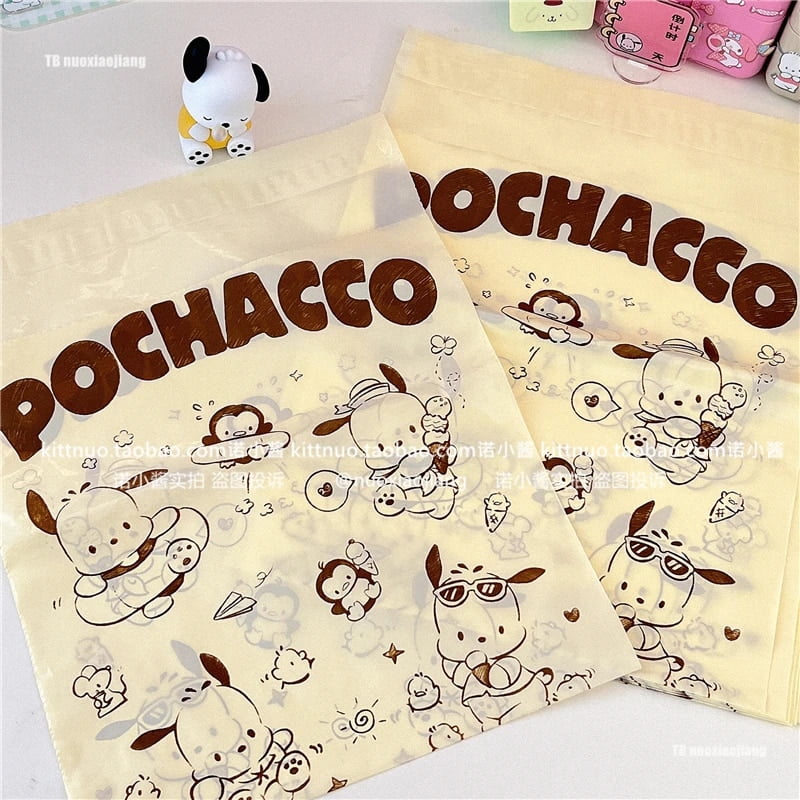10Pcs Kawaii Cinnamoroll Pochacco Kuromi Desktop Self-Adhesive Garbage ...