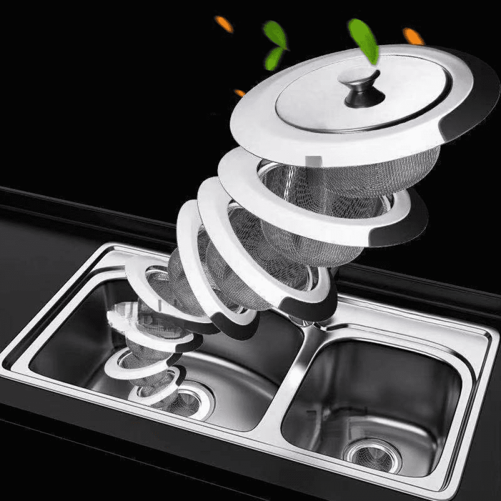 10Pcs Kitchen Sink Strainer, Stainless Steel Sink Drain Strainer, Large ...