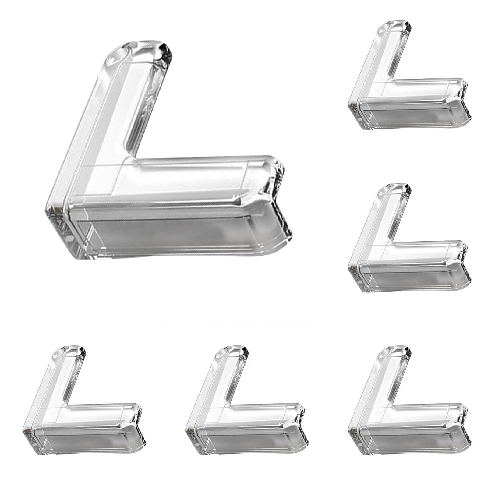 10Pcs L-Shaped Table Corners Guards Clear And Transparent Corner Bumper ...