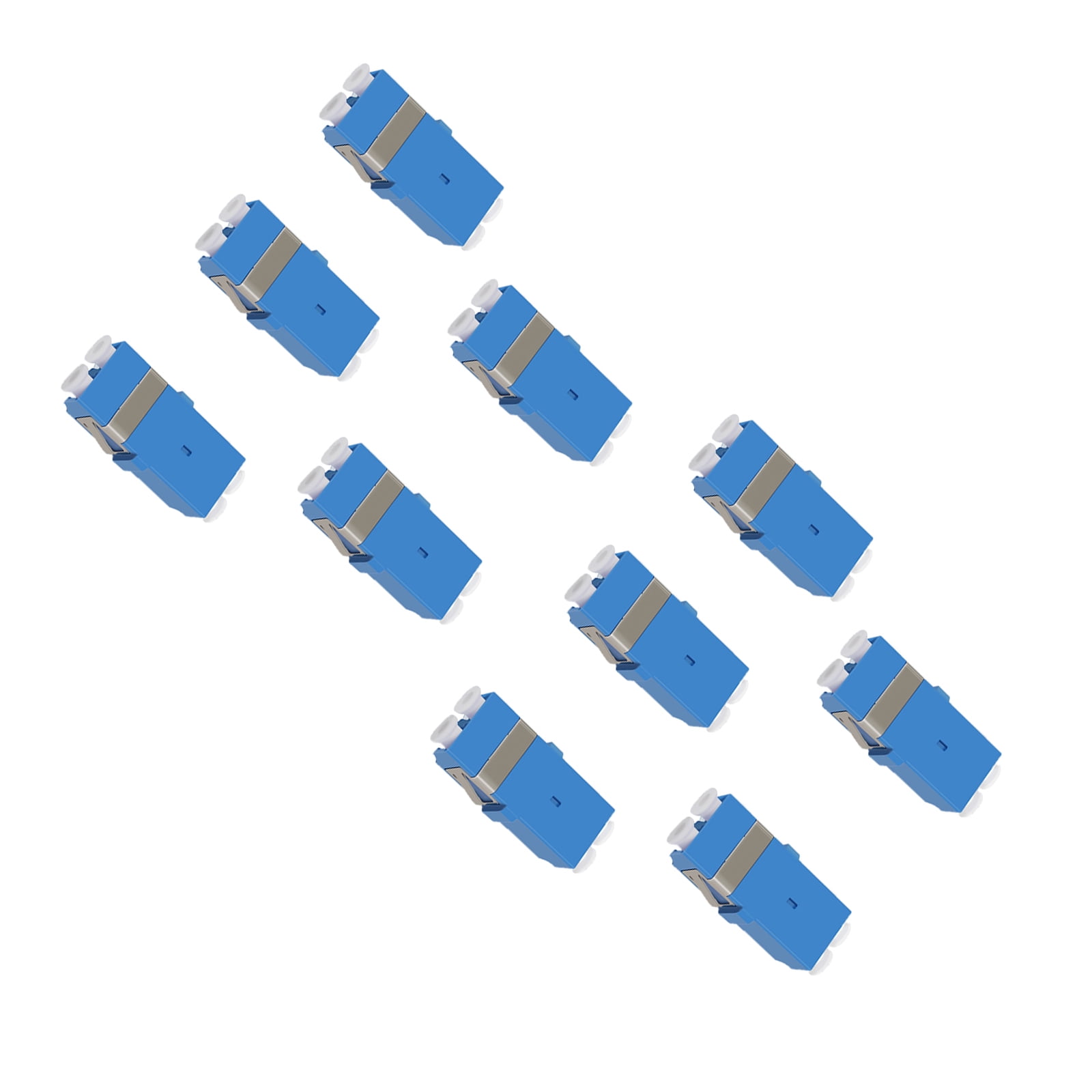 10Pcs LC- LC Optical Adapter, Fiber Optic Connector Single Mode Fiber ...