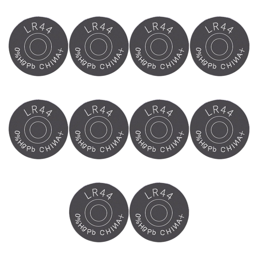 10Pcs LR44 AG13 357 357A A76 GPA76 Battery 1.5V Button Coin Cell ...