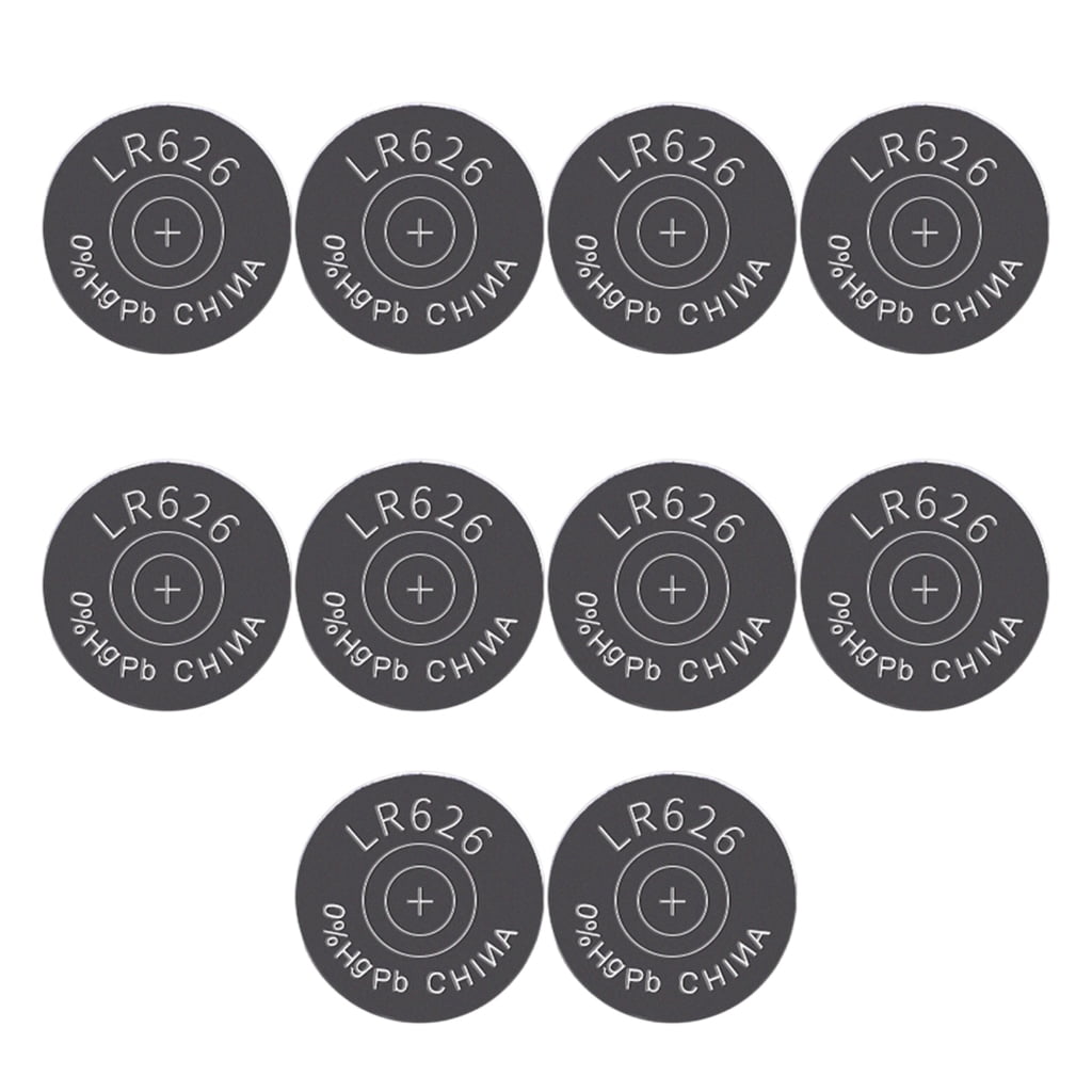 10Pcs LR626 AG4 377 177A SR626SW Battery 1.5V Button Cell Battery ...