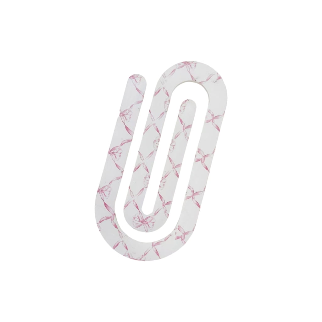 10Pcs Large Acrylic Paperclip Bookmarks Book Page Marker Document ...