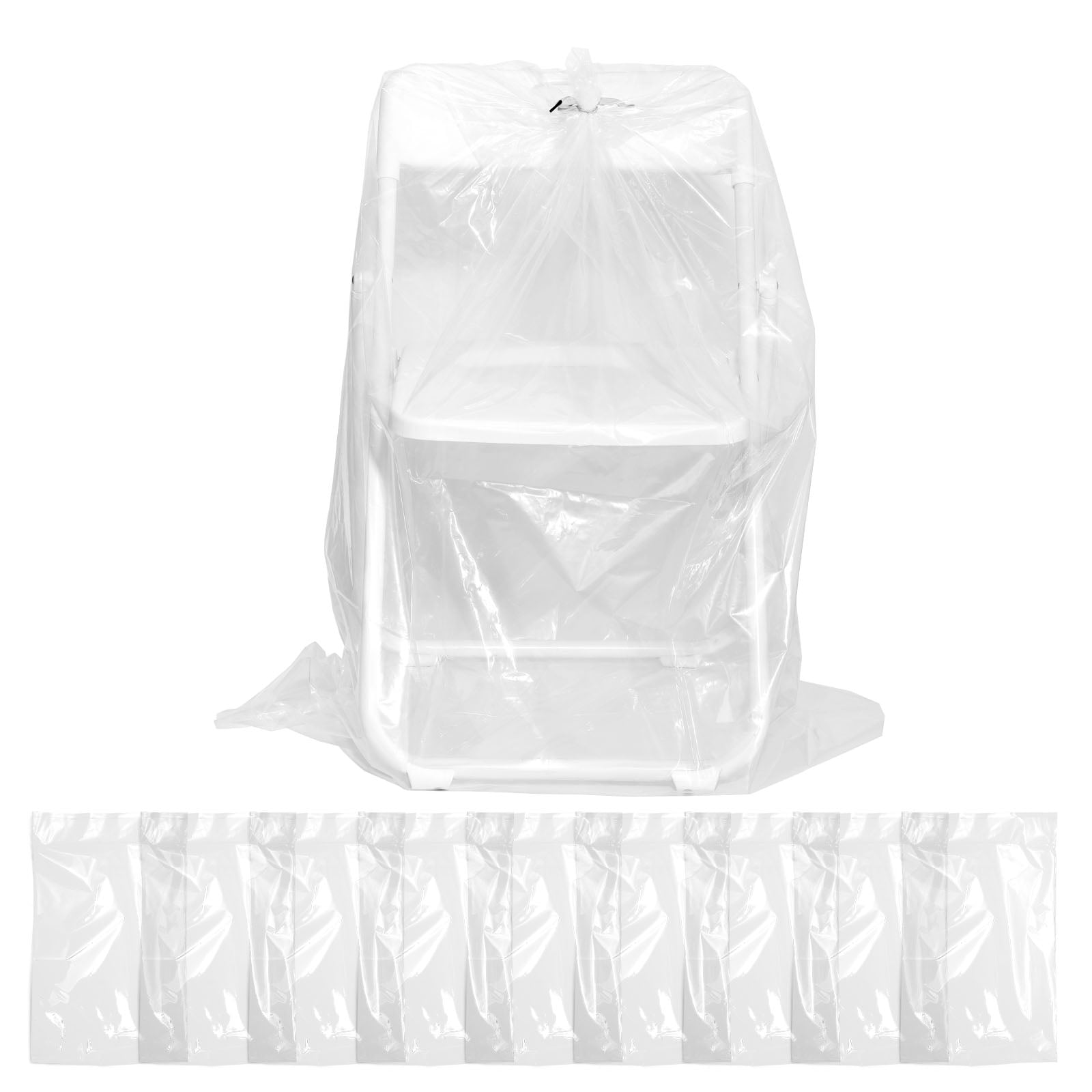10Pcs Large Clear Plastic Bags Waterproof Clear Giant Plastic Bags Dustproof Large Plastic ...