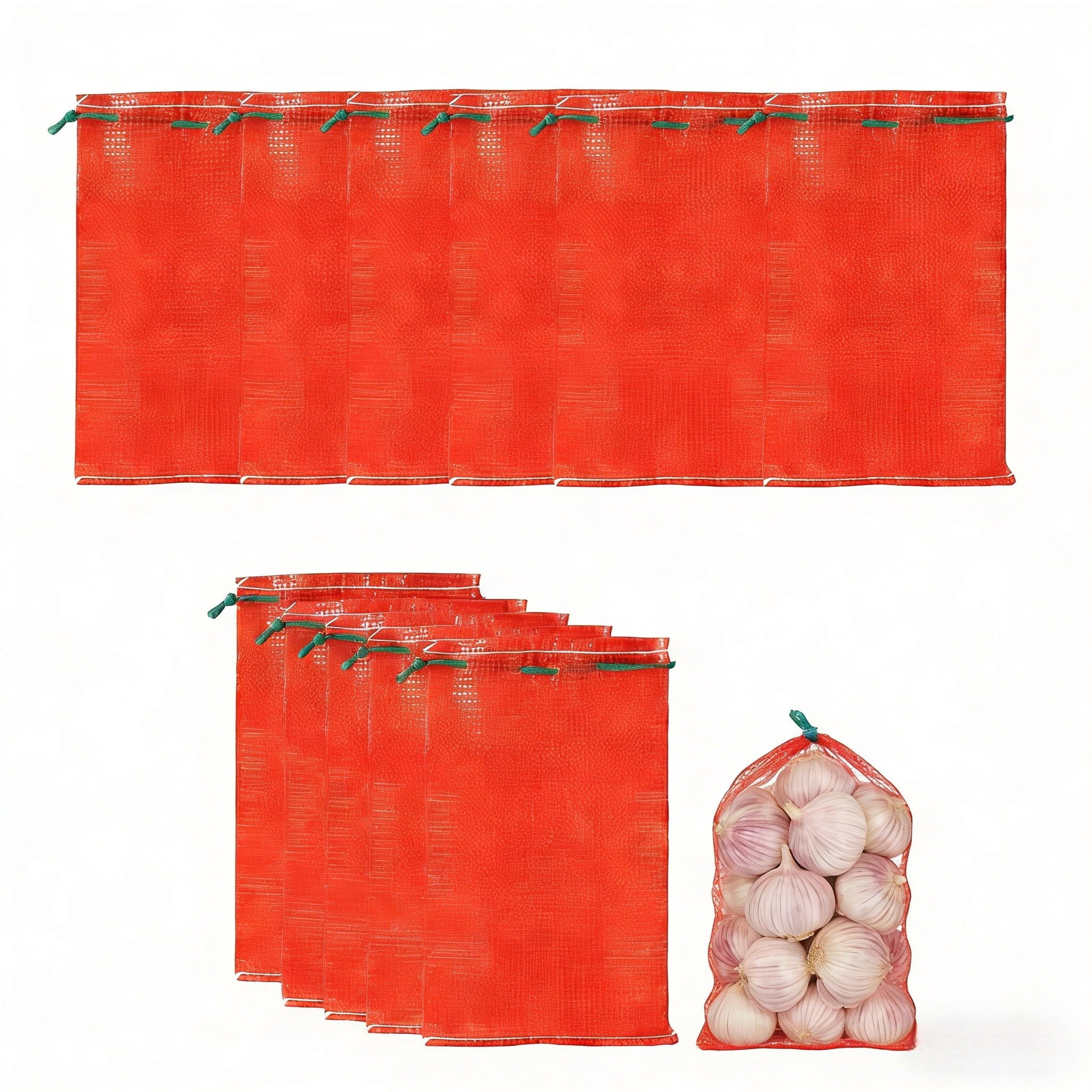 10Pcs Large Mesh Produce Bags, 31 x 20 inch Reusable Onion Sacks ...