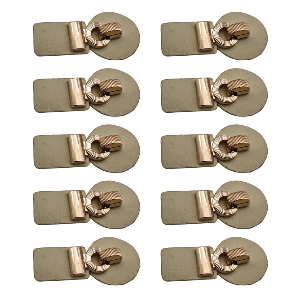 10Pcs Leather Toggles Button Leather Sew On Toggles Closures For ...