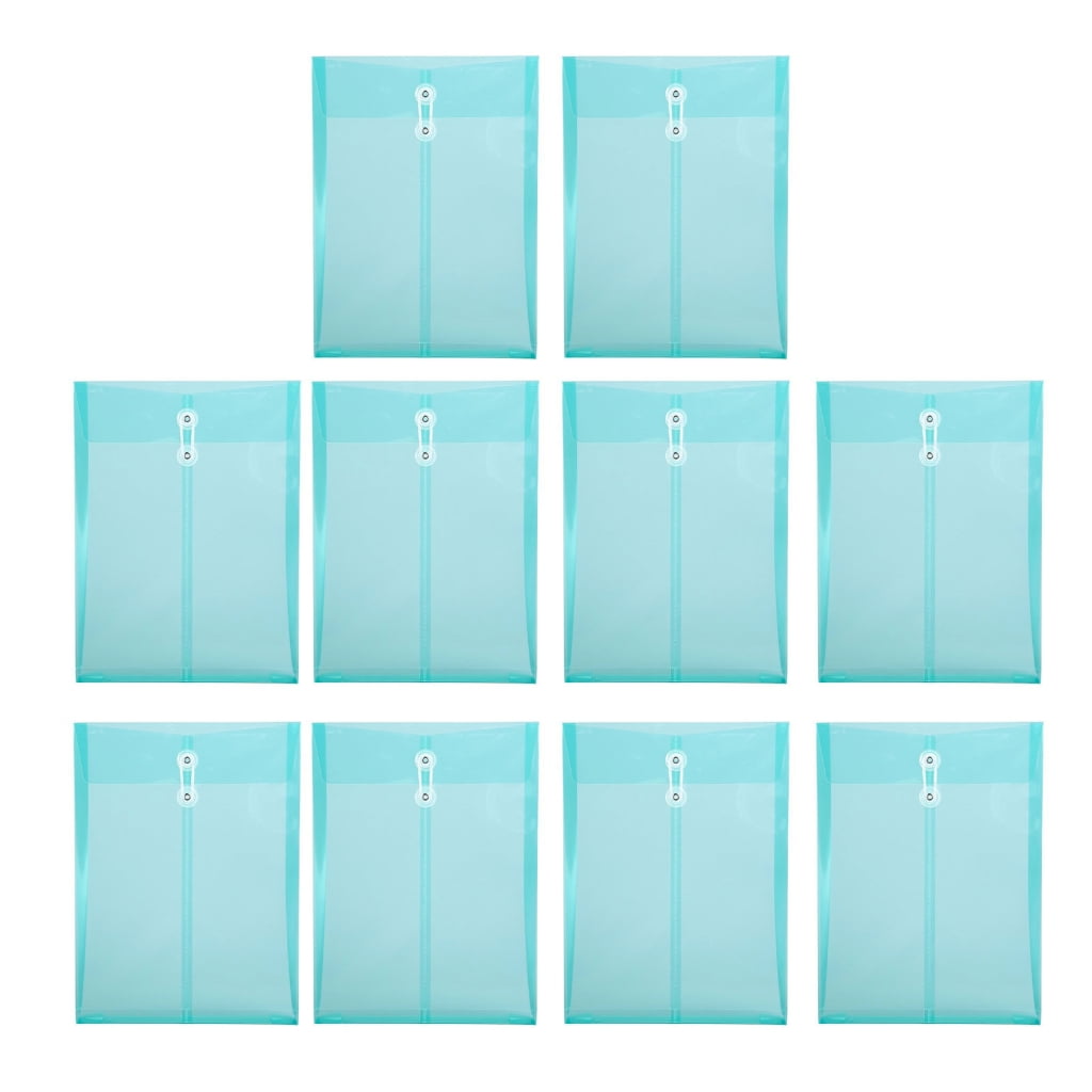 10Pcs Legal Size Envelope with String Closure Expanding File Bag ...