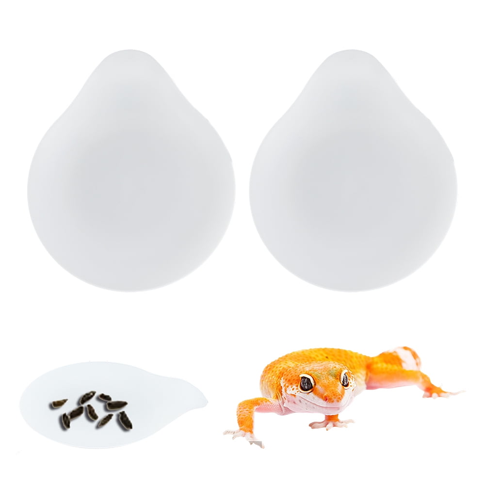 10Pcs Leopard Gecko Potty Pad Plastic Potty Latrine/Plate Reptile ...