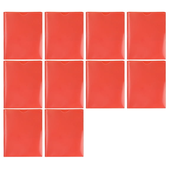 10Pcs Letter Size Folders with Two Pockets and Business Card Holder ...