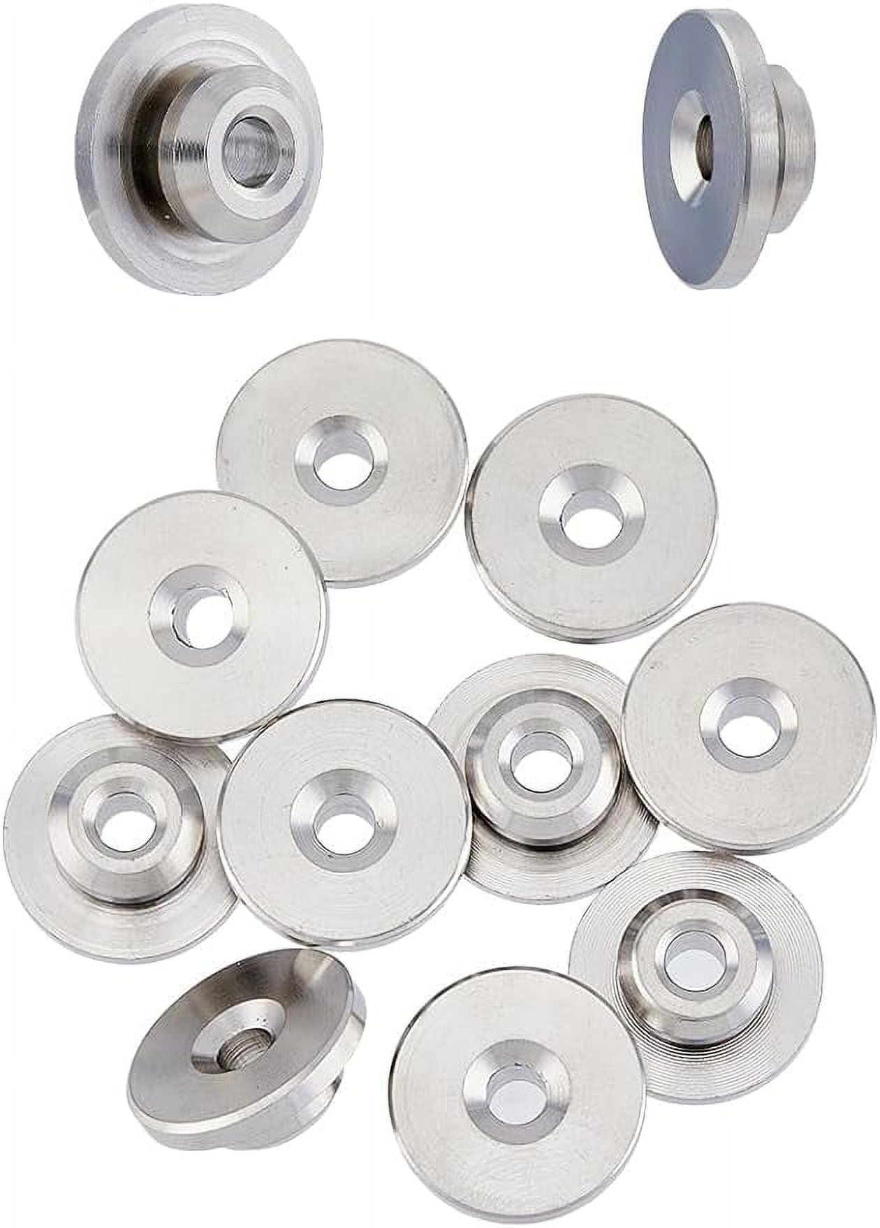 10Pcs Level Stainless Steel Protector Sleeves 18x6.5mm Silicone Rubber ...