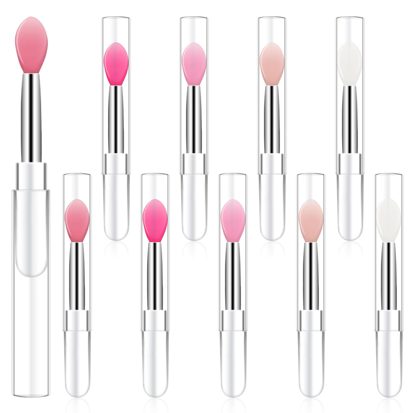 10Pcs Lip Brush Silicone RRF12 Lip Brushes Tool Lipstick Applicator ...