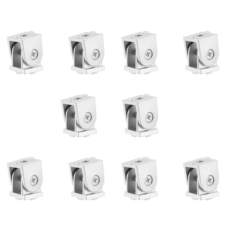 10Pcs/Lot Alloy Flexible Pivot Joint Connector for Eu Standard Aluminum ...