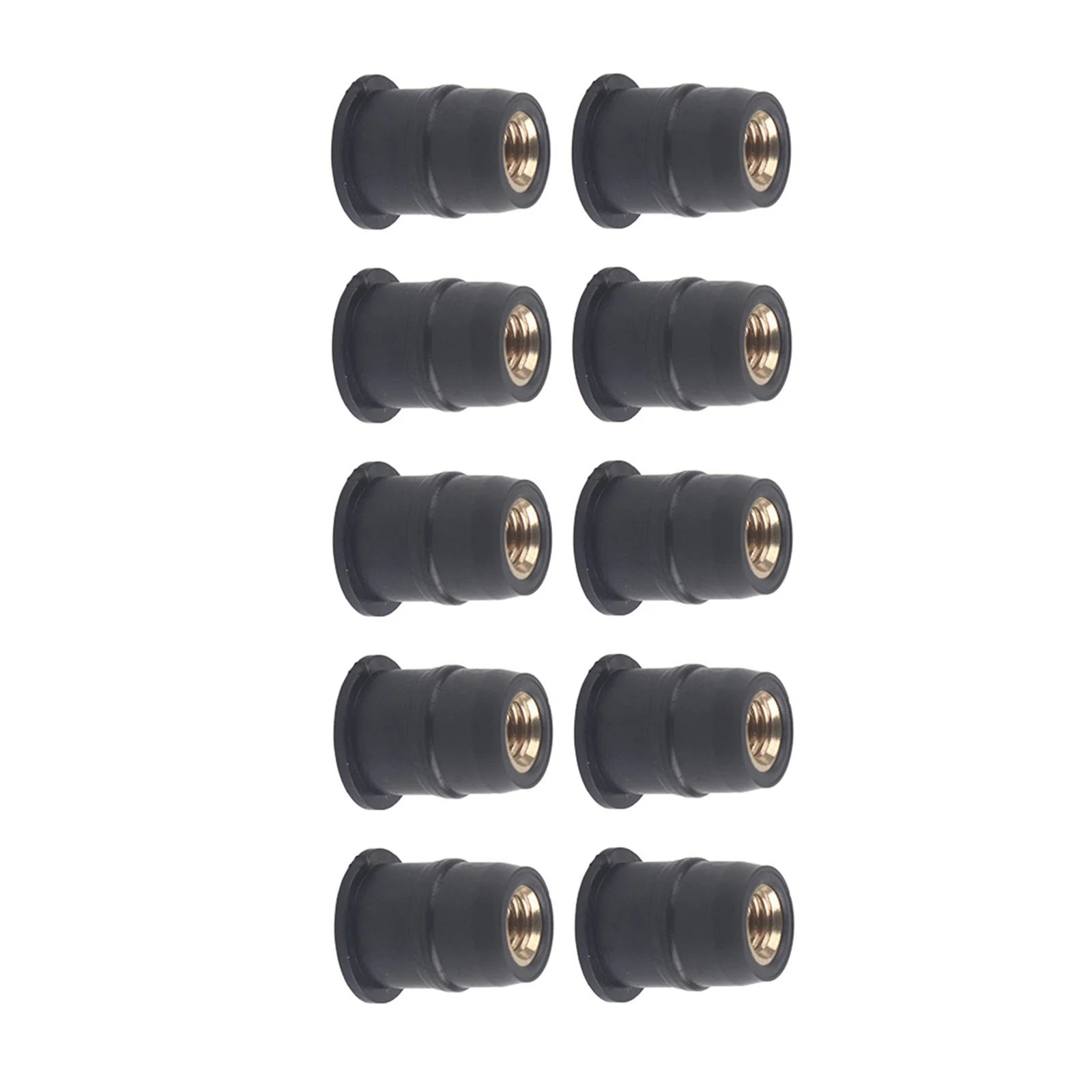 10Pcs M5 Well Nuts Kit Rubber Windshield Well Nuts 5Mm/0.2In Metric ...