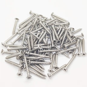 ST3.5x40mm White Screws Self Tapping Screws, 25 Pack Flat Head Phillips ...