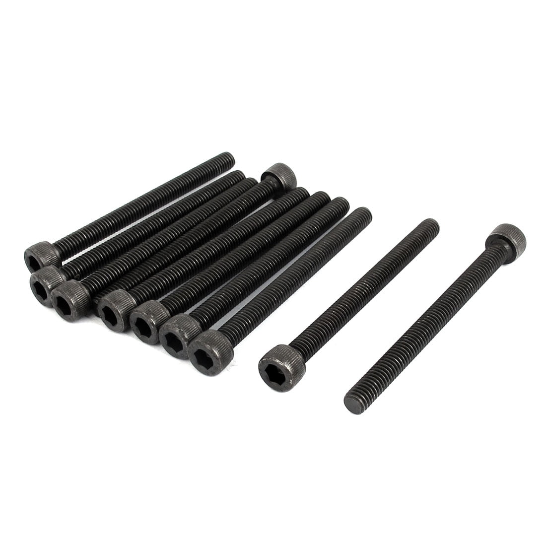 10Pcs M6x70mm Metric 12.9 Alloy Steel Black Hex Socket Head Cap Screws ...