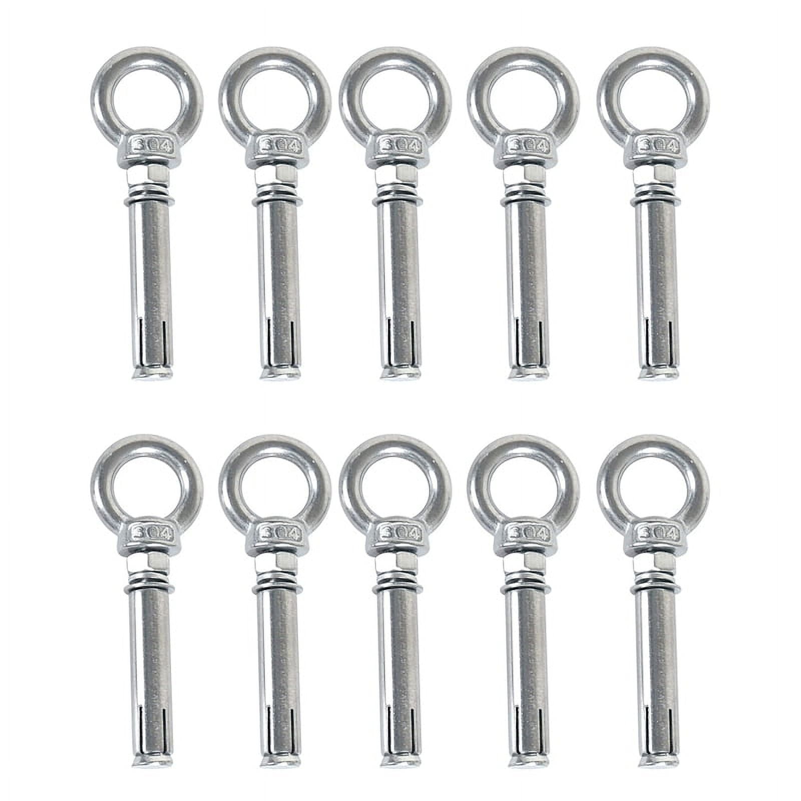 10Pcs M8 x 60mm Expansion Bolt Anchor Bolt 304 Stainless Steel Ring ...