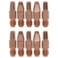 10Pcs MIG Welding Contact Tip Nozzle M8x30mm Connectors Copper Tips Torch 0.8/1.0/1.2mm Welding ...