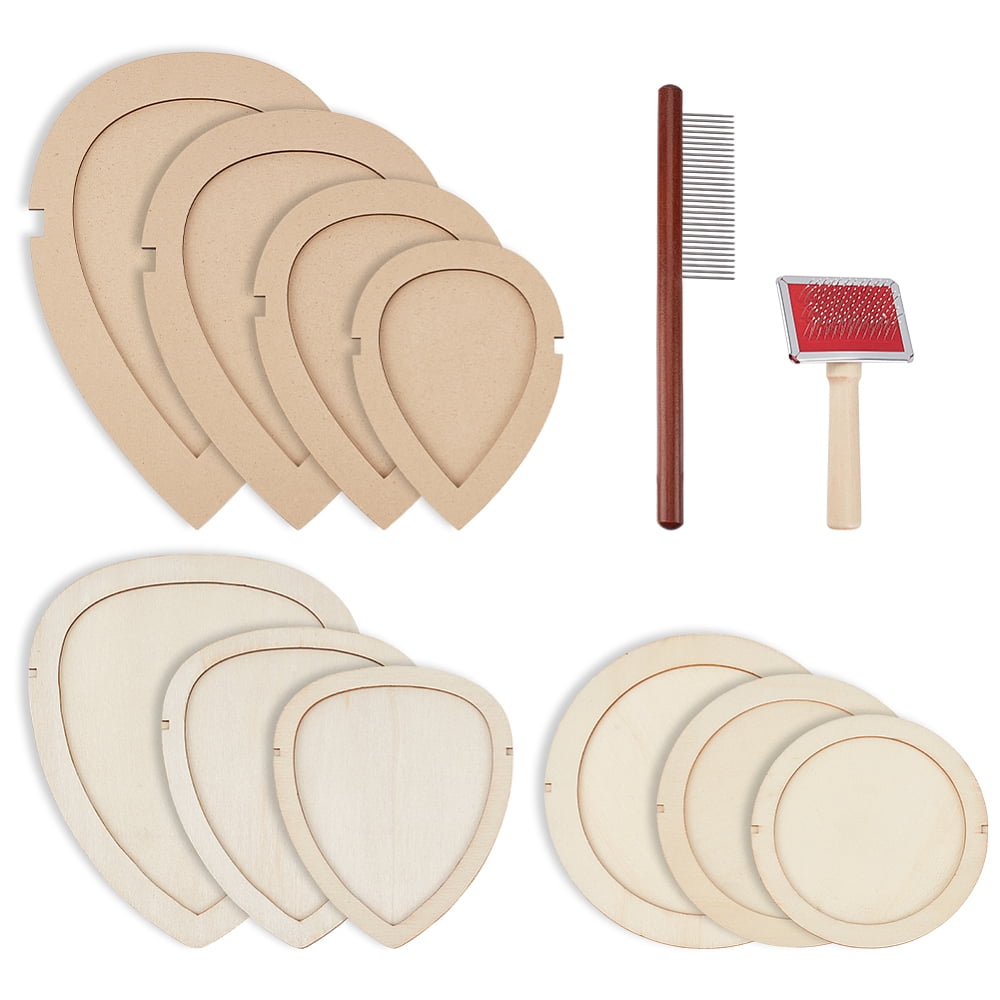 10Pcs Macrame Leaf Cutting Molds and Comb Sets Fringe Macrame Cutting ...