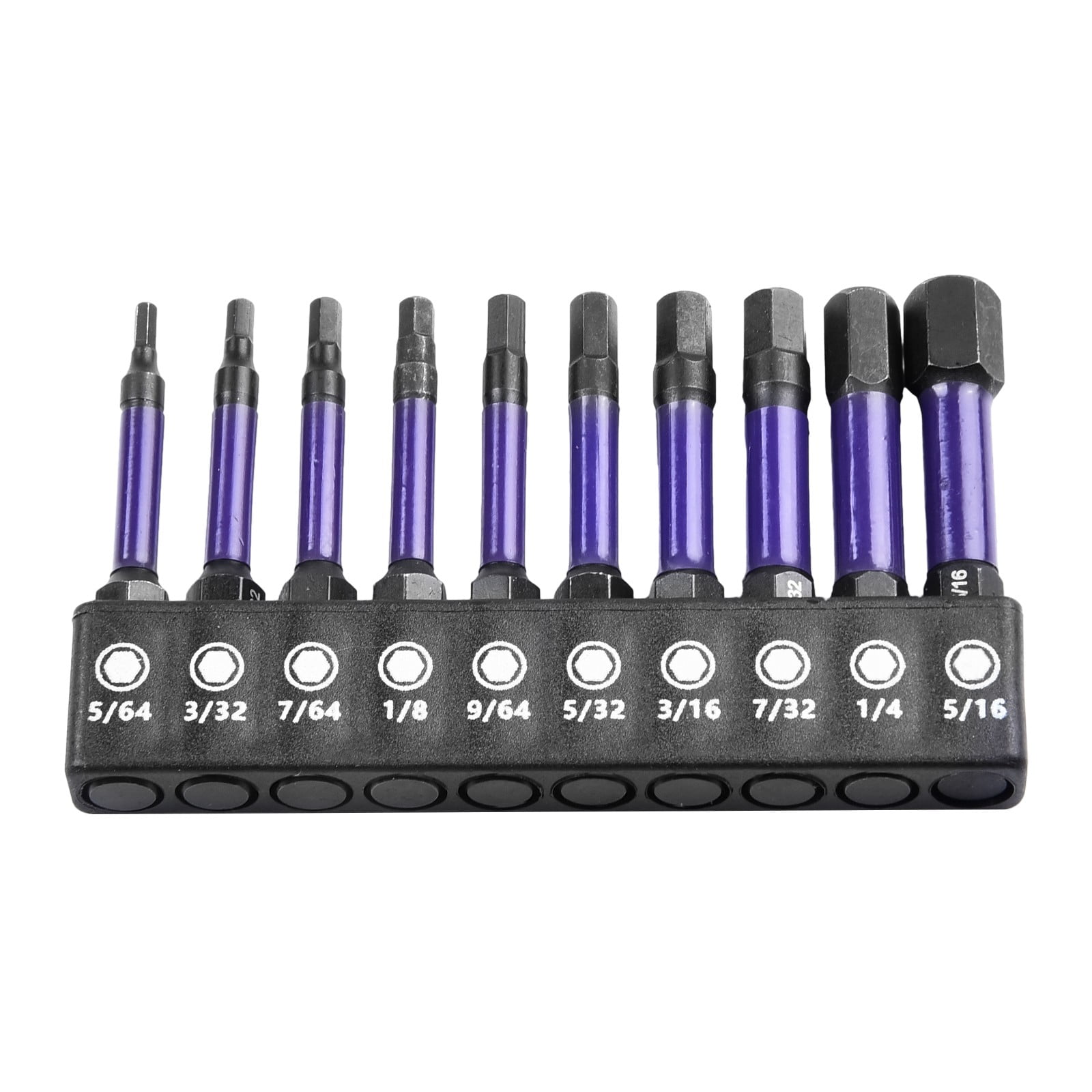 10Pcs Magnetic Hex Head Screwdriver Bit Set 1/4 Shank Screwdriver Bit Imperial - Walmart.com