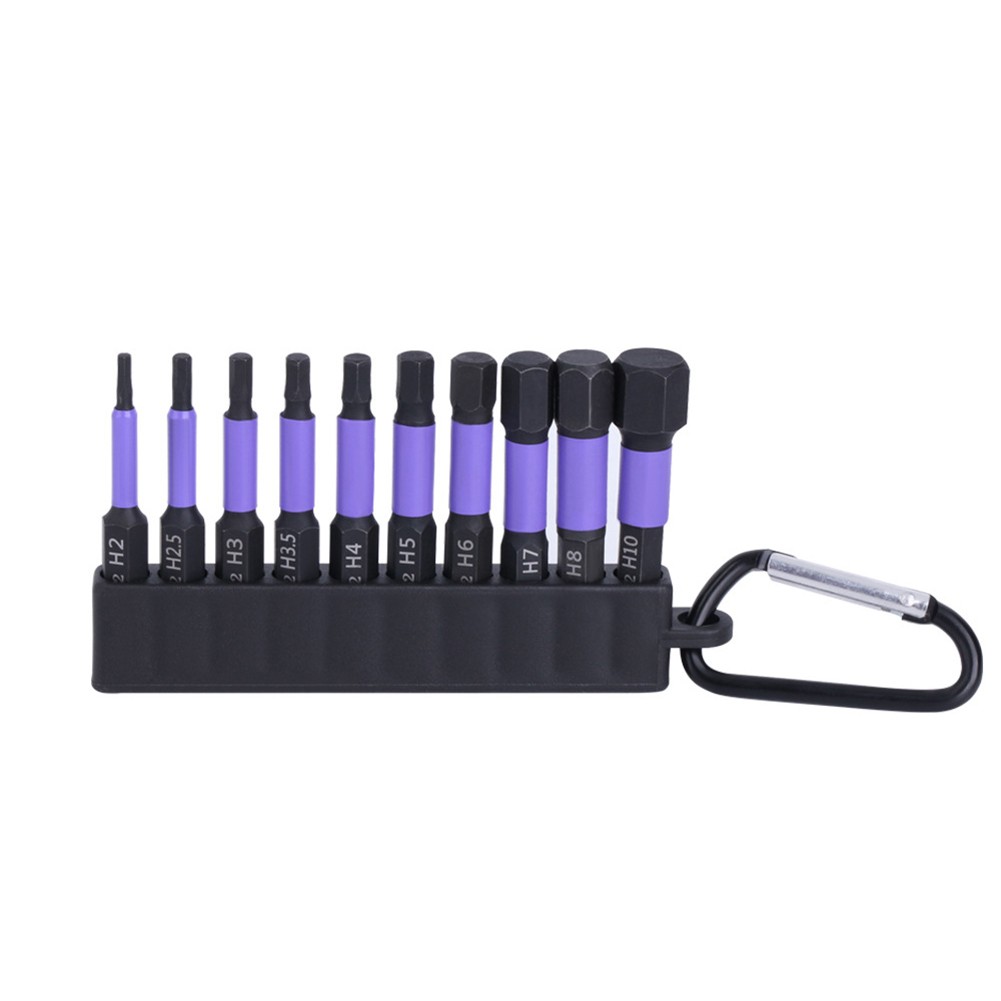10Pcs Magnetic Hex Head Wrench Drill Bit Set 1/4 Shank for Impact Screwdrivers B - Walmart.com