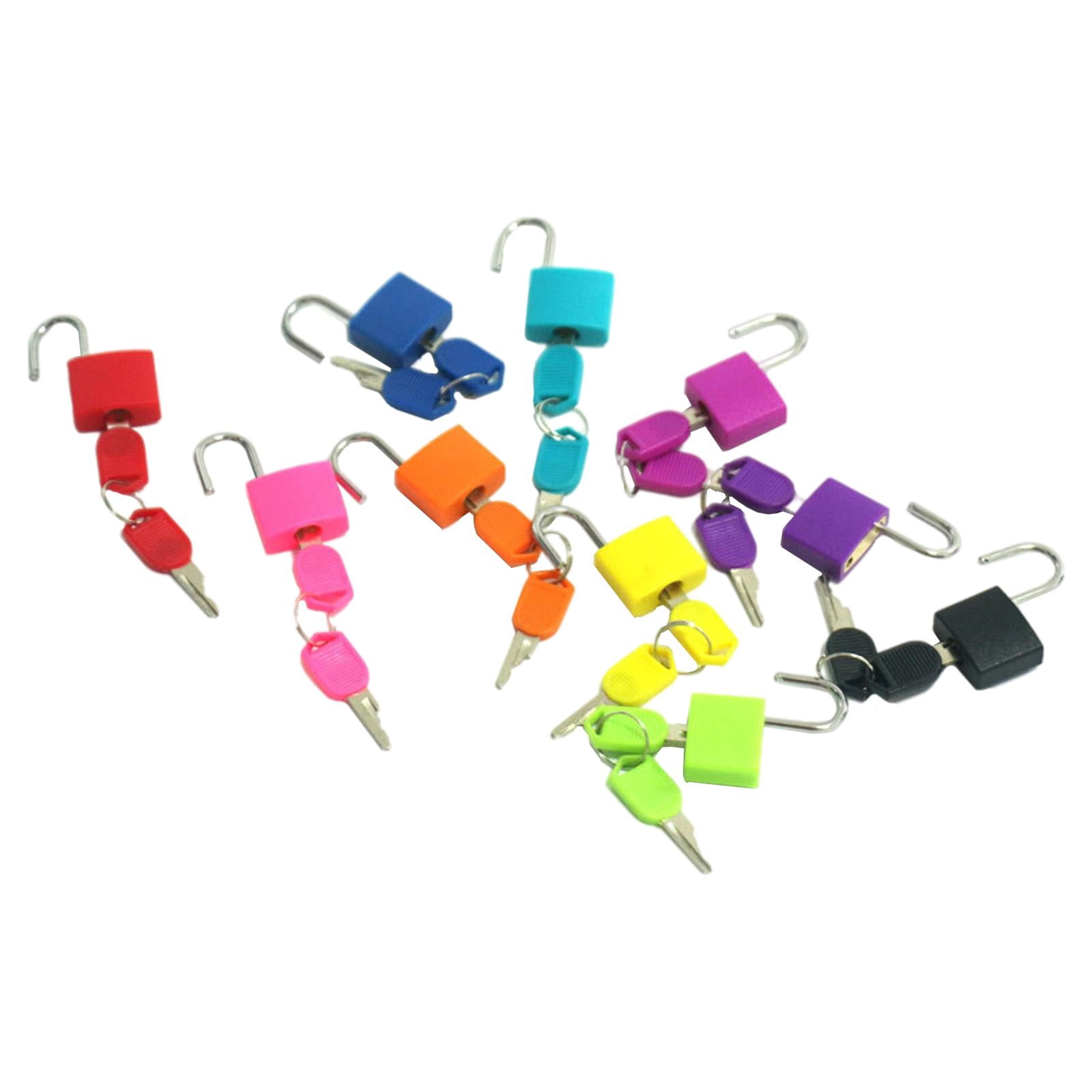 10Pcs Matching Game Early Learning Toys Padlock with key children ...