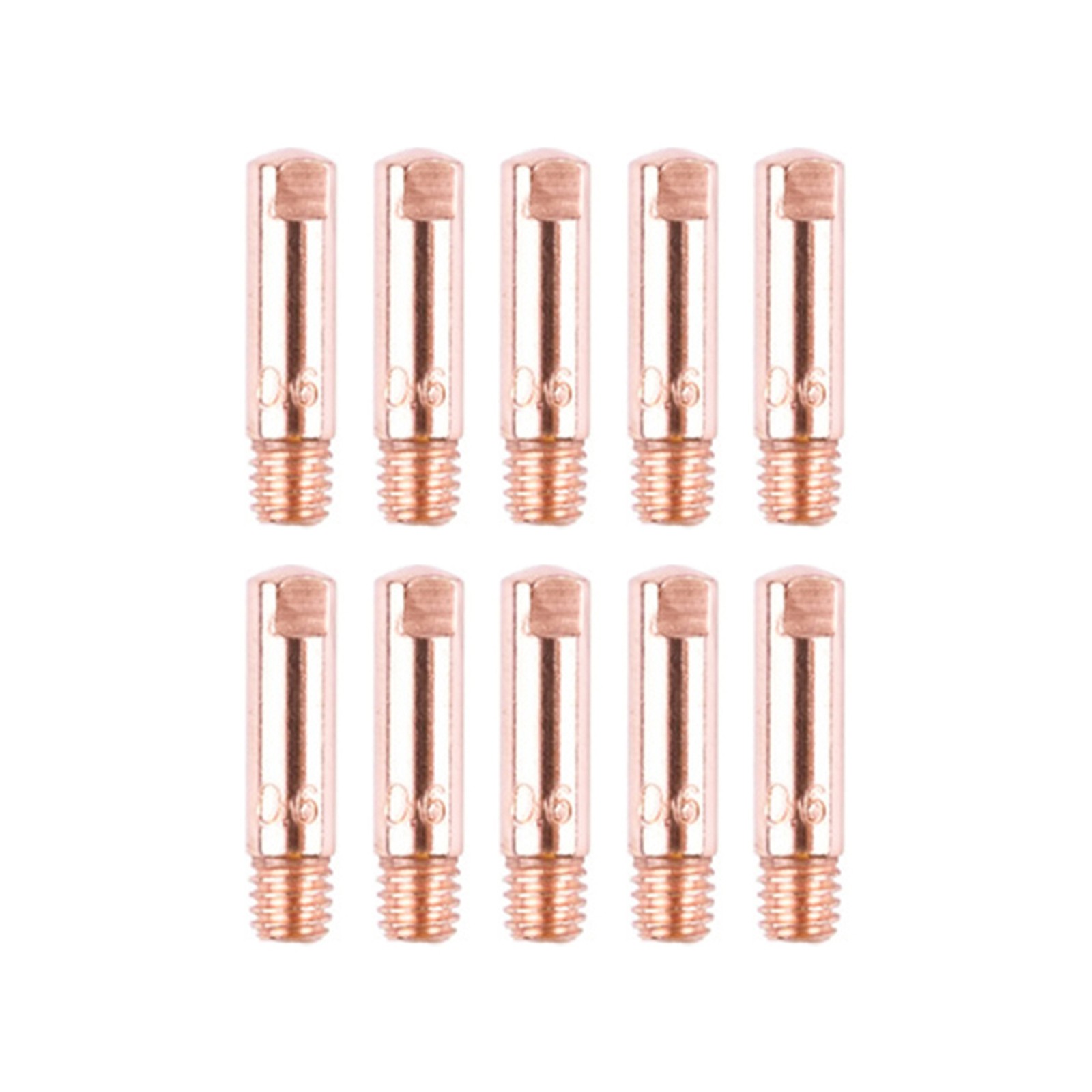 10pcs MB15 15AK Contact Tip Welding Nozzles M6 welding Torch Power Nozzle - Walmart.com