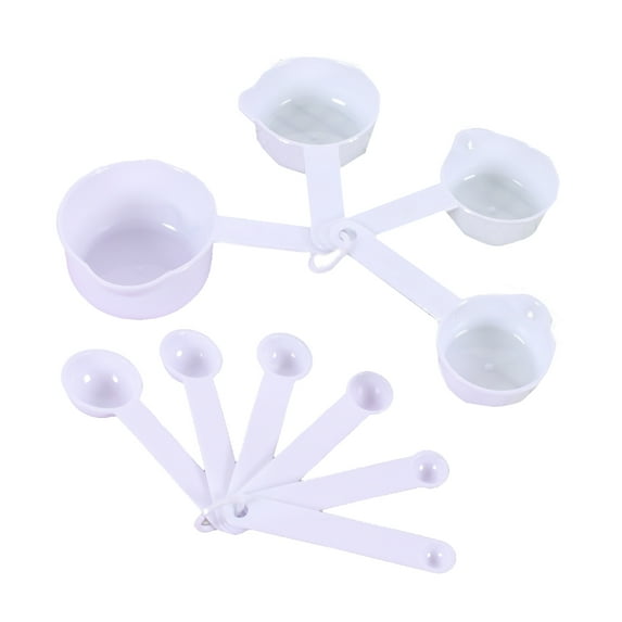 10Pcs Measuring Spoons Measuring Cups Kitchen Measuring Tool for Baking ...