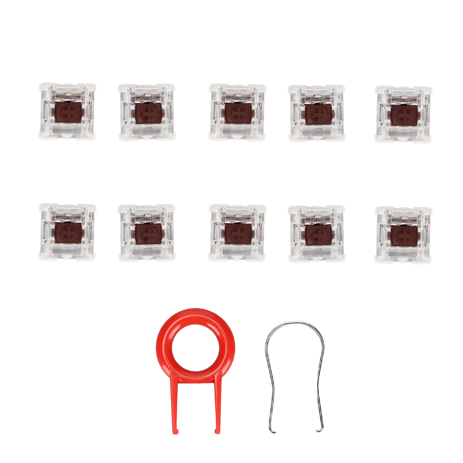 10Pcs Mechanical Keyboard Switch Brown Switch Premium ABS Delicate ...